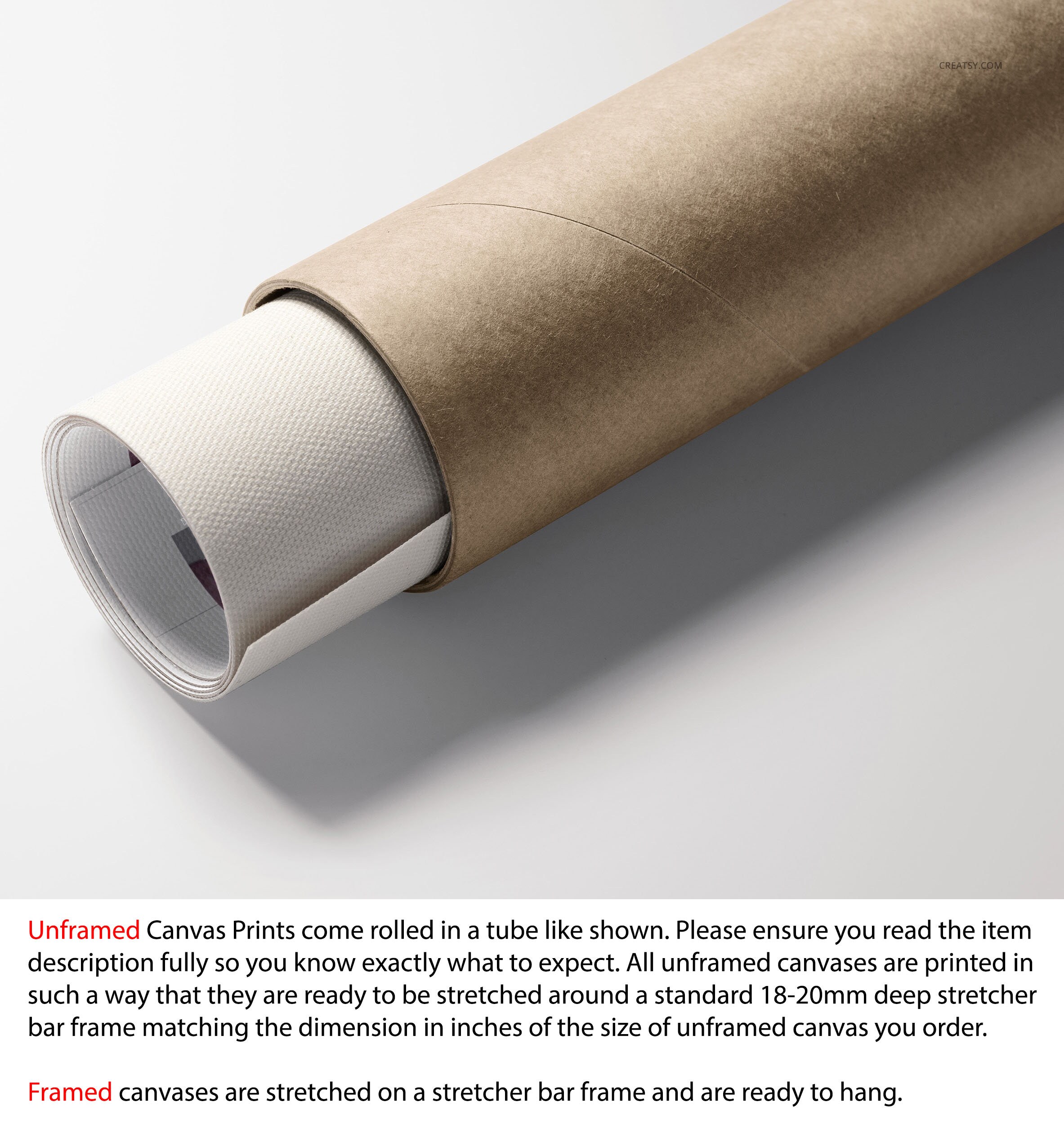 Scottish Highland Cow Framed Ready to Hang or Unframed Canvas Print ...