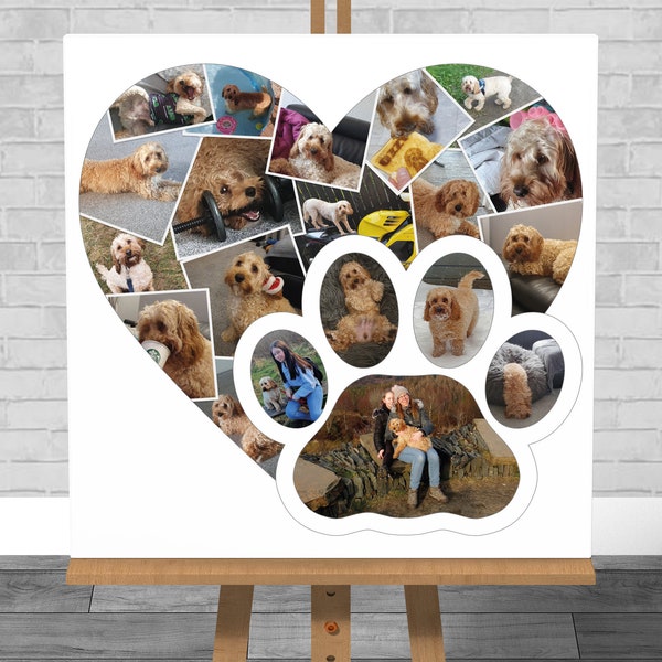 Pet Photo Collage - Etsy UK