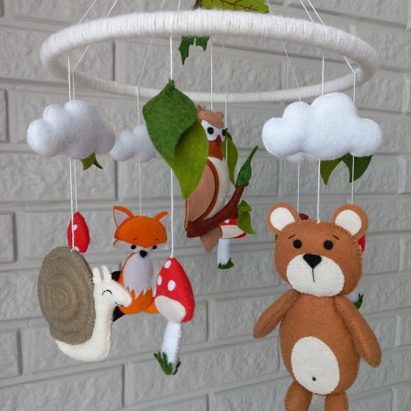 Animal Baby Mobile - Etsy