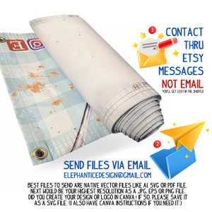 3-piece Custom Value Craft Show Package, Front 1x9 Banner, Back 3x8 ...