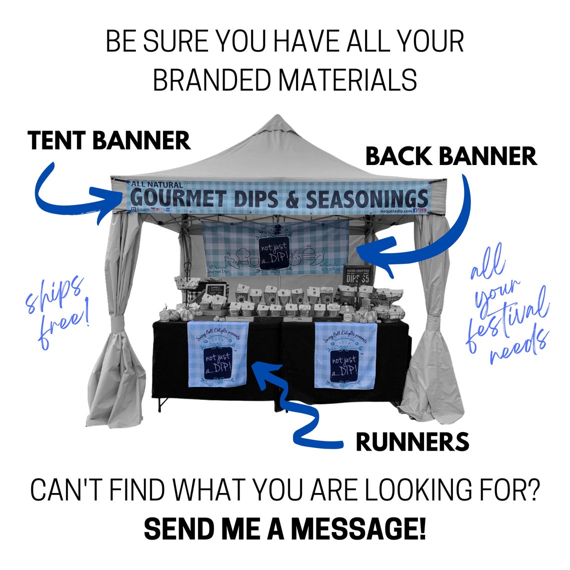 THREE Canopy Tent Side Walls for a 10x10 Tent Used in Craft - Etsy