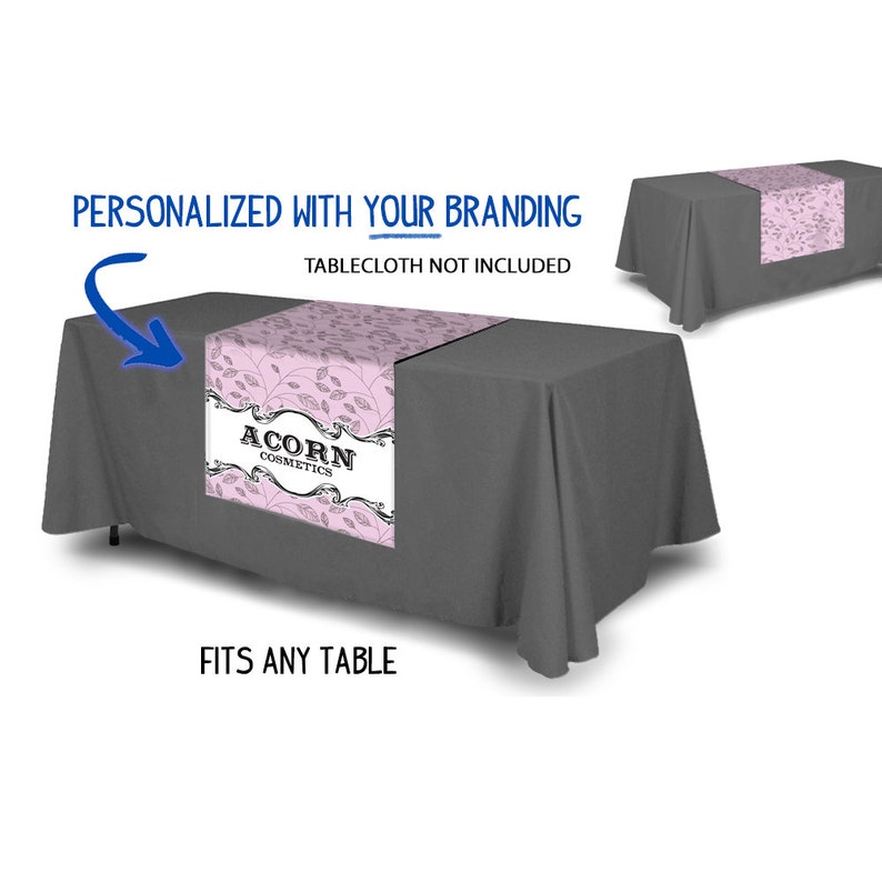 Personalized Logo Table Runner 24 X 72 Custom - Etsy