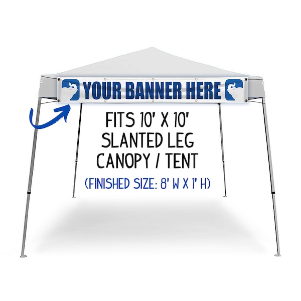 10x10 Tent Banner - Etsy