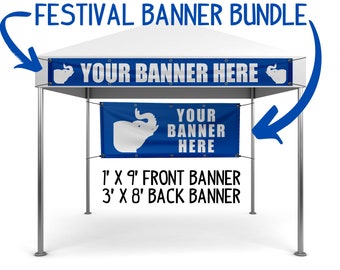 10x10 Canopy Banner - Etsy