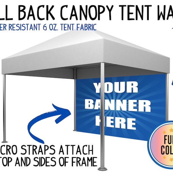 10x10 Canopy Banner - Etsy