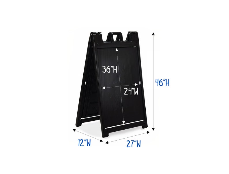 ONE Custom Insert for A-frame Street Signs or Sandwich Board - Etsy