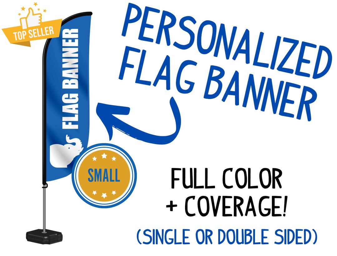 9 Foot Feather Flag for Sidewalk or Ground Advertising With - Etsy