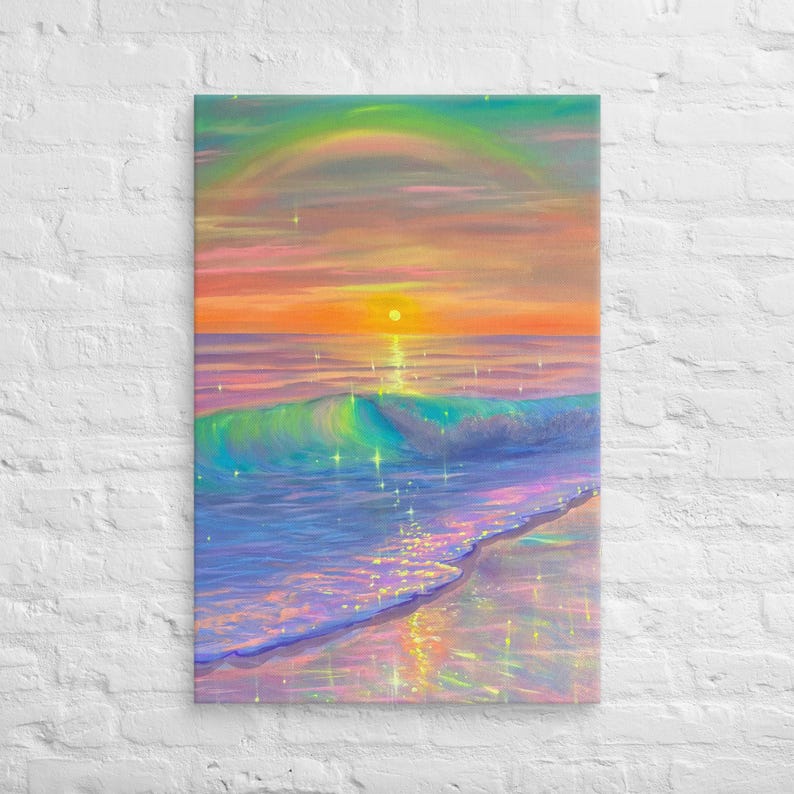 Raised Canvas Print "soul Tide" - Etsy