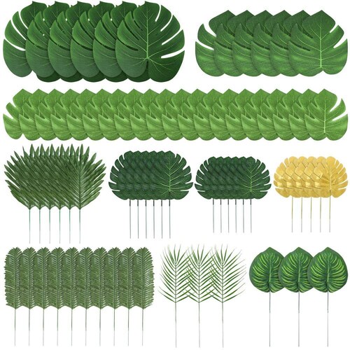 12 Palm Leaf Decorations Luau Tropical Party Beach Theme - Etsy