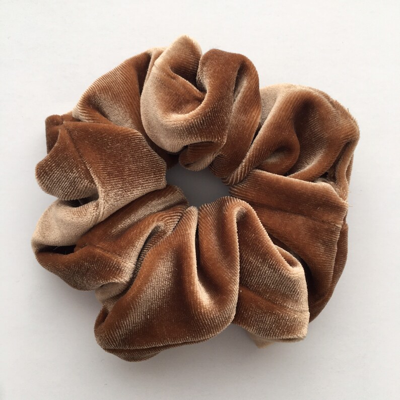 Scrunchie Brown Scrunchie Velvet Scrunchie Scrunchie | Etsy