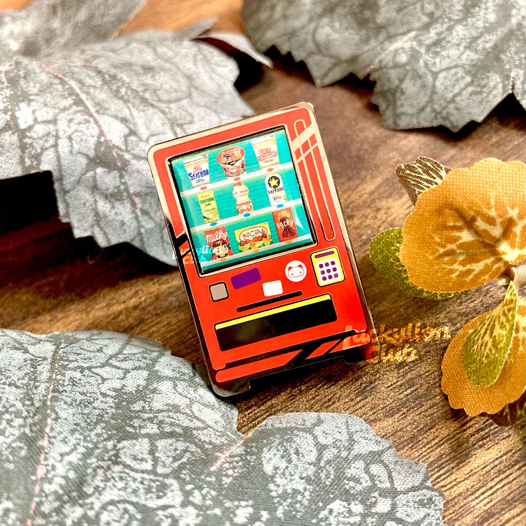 Japanese Korean Snack Vending Machine Enamel Pin | Etsy