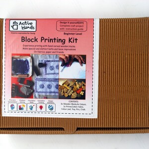 Blockprinting DIY Kit, Craft Kit, Starter DIY, Beginners to Advance ...