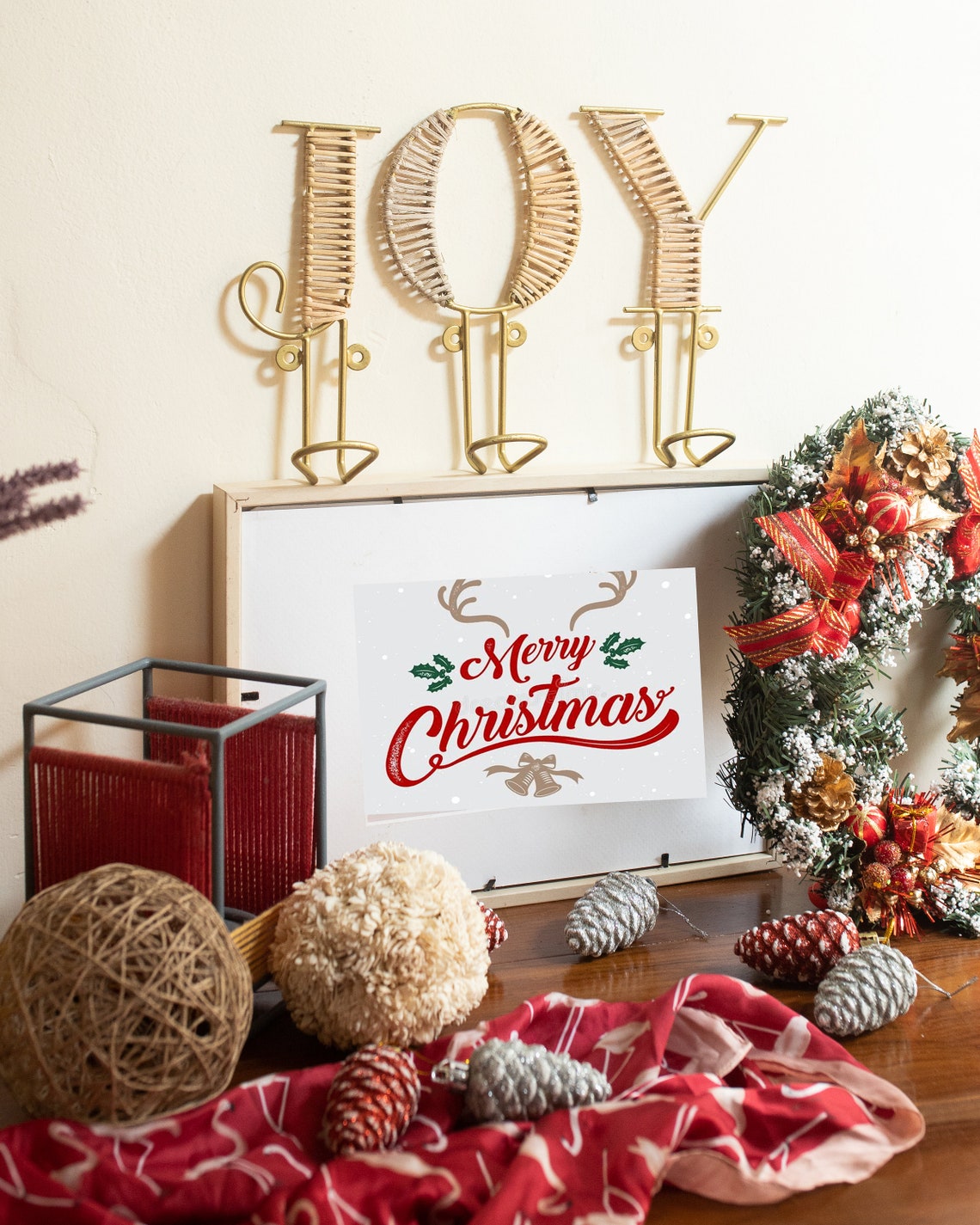 Monogram ABCD Rattan and Metal Hooks Wall Hooks Wall Art - Etsy