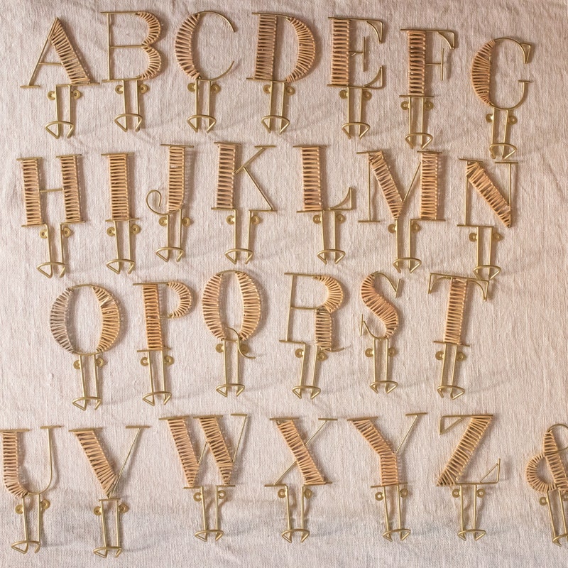 Letter Hooks - Etsy