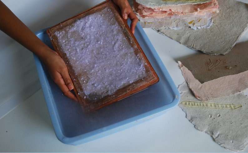 Handmade Paper Making DIY Kit, Craft Kit, Starter DIY, Beginners to ...