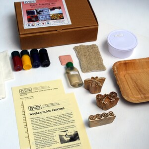 Blockprinting DIY Kit, Craft Kit, Starter DIY, Beginners to Advance ...