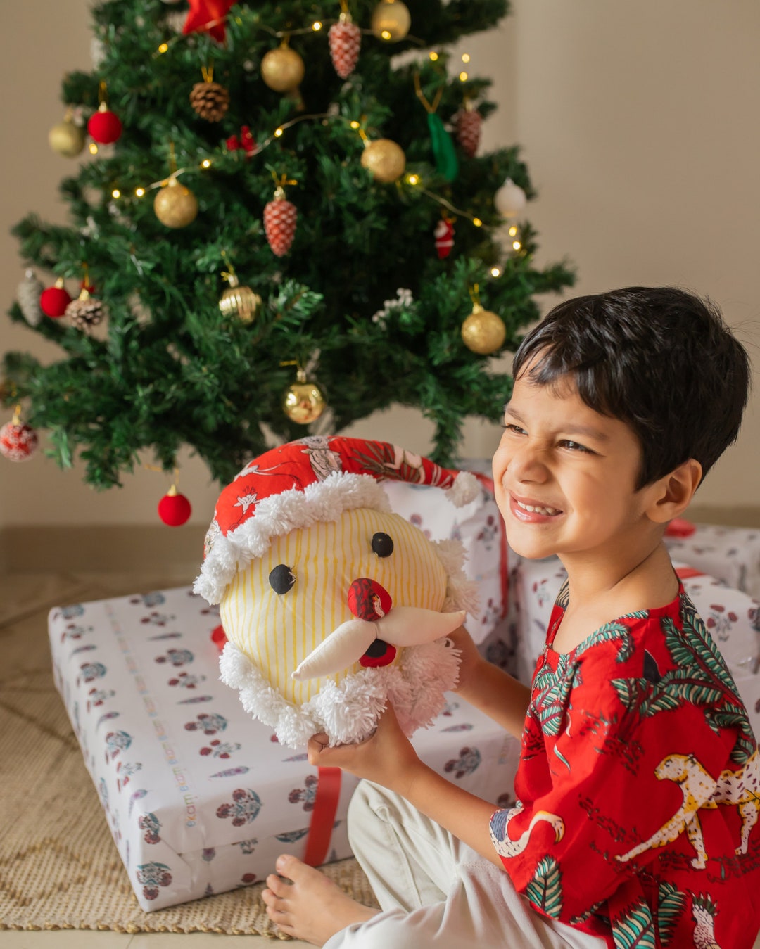 Zero Waste Santa Claus Stuff Toy, Christmas Tree, Gift, Christmas ...