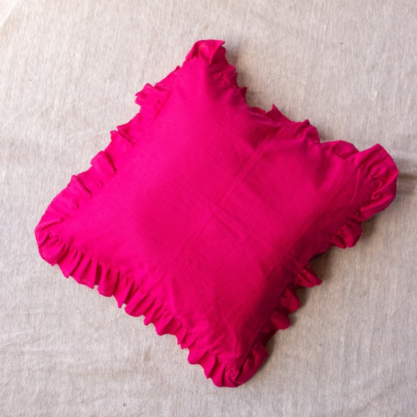 Ruffled Cushion - Etsy