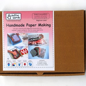 Handmade Paper Making DIY Kit, Craft Kit, Starter DIY, Beginners to ...