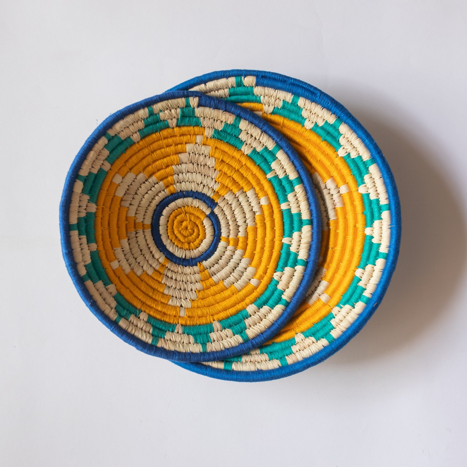 New Collection Assorted Sabai Handwoven Grass Baskets, African Plates ...