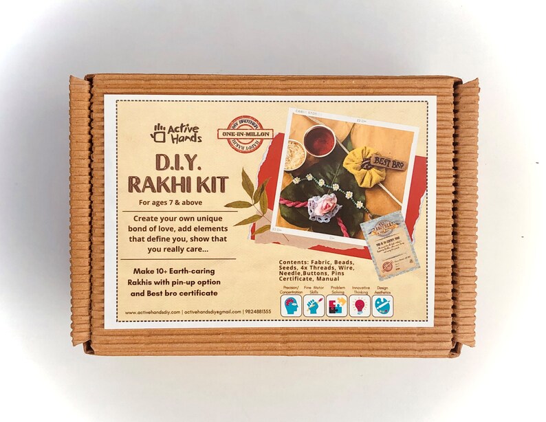 Rakhi Making DIY Kit Craft Kit Starter DIY Beginners to - Etsy