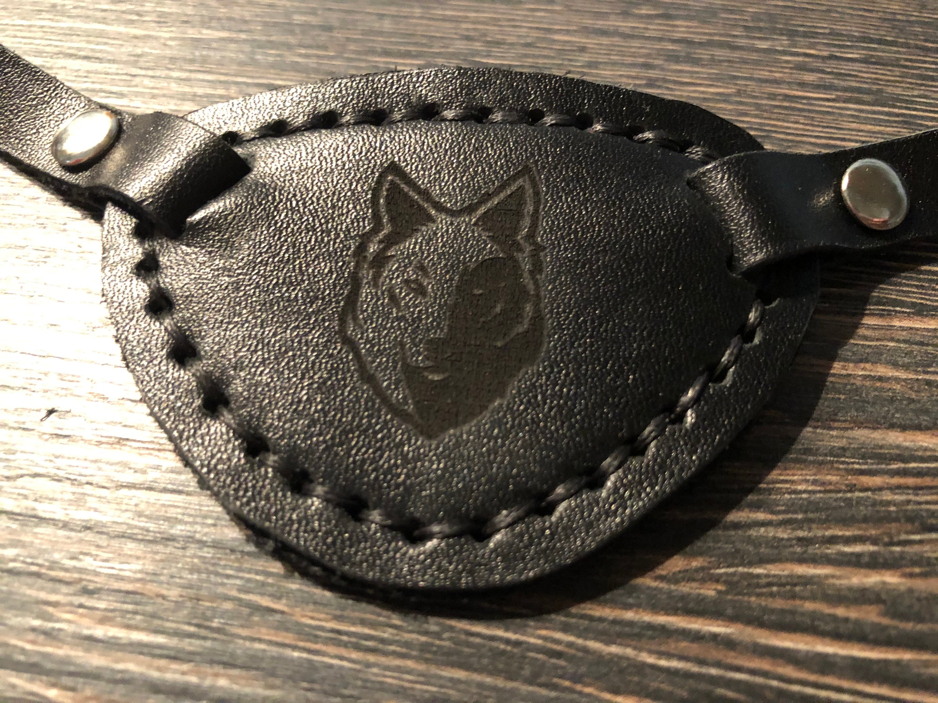 Eye Patch Eye Mask Eye Patch Pirate Wolf Leather Eye Patch Cosplay ...