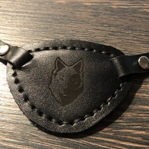 Eye Patch Eye Mask Eye Patch Pirate Wolf Leather Eye Patch Cosplay ...