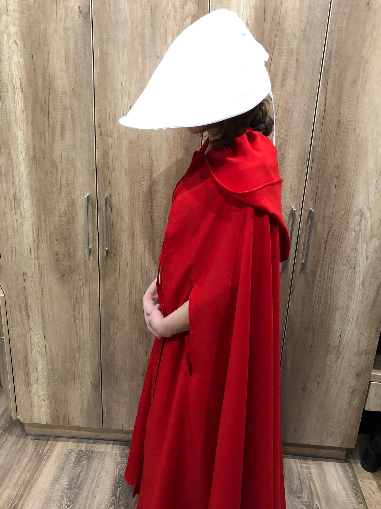The Handmaids Tale Costume Handmaid's Tale Offred Bonnet Cap Wings ...