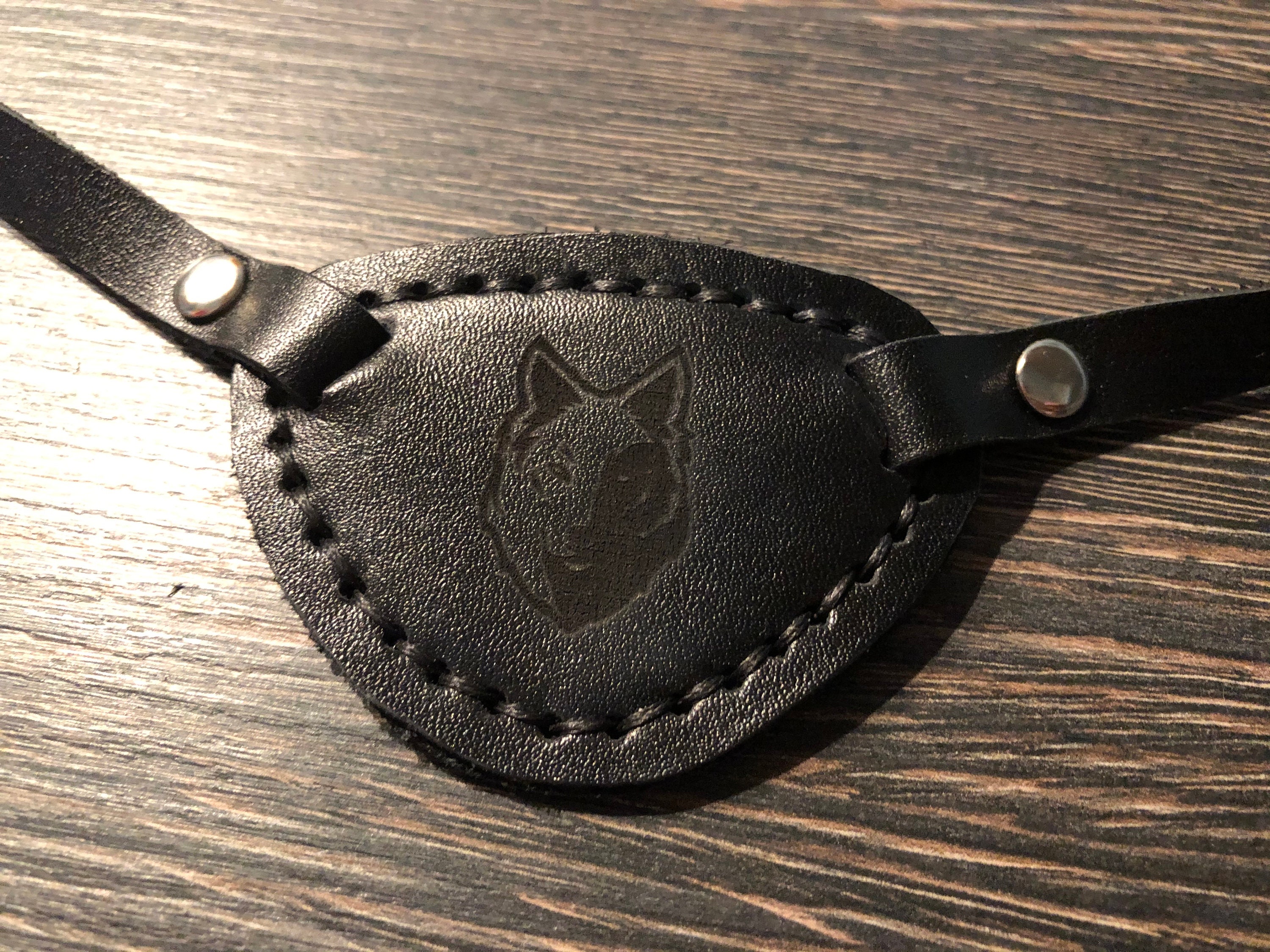 Eye Patch Eye Mask Eye Patch Pirate Wolf Leather Eye Patch Cosplay ...