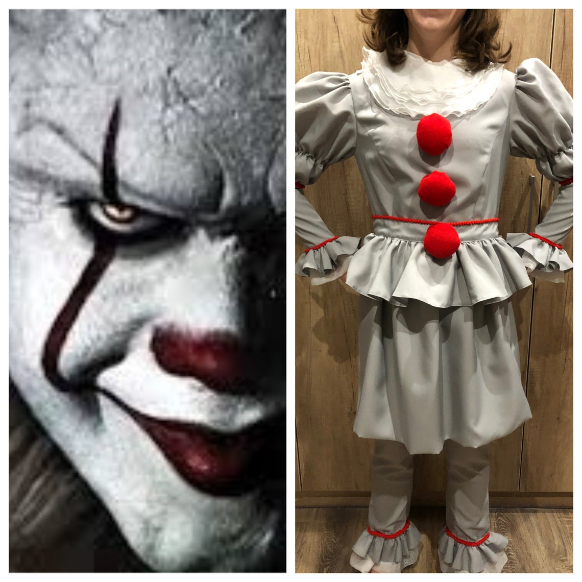Pennywise Costume Pennywise the Clown Costume Pennywise 2017 It Costume ...