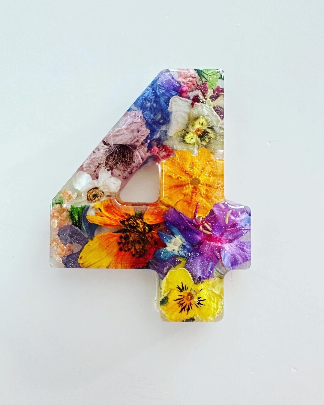 HOUSE NUMBER 5cm FLOWERS From the Garden, Door Number, House Decor ...