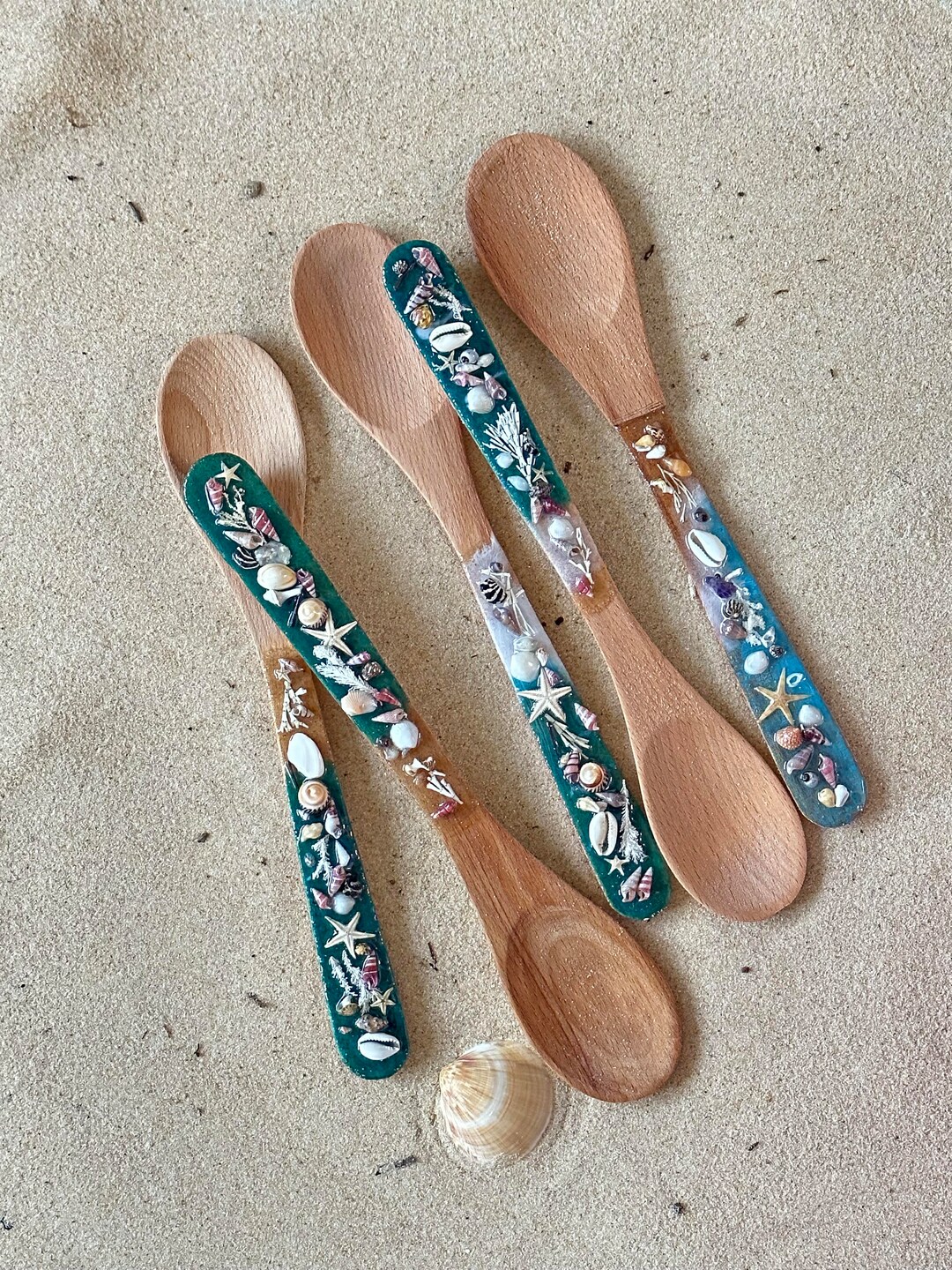 WOODEN SPOONS - Beach House, Beach Decor, Beach House, Ocean, Unique ...