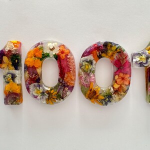 HOUSE NUMBER 5cm - FLOWERS From the Garden, Door Number, House Decor ...