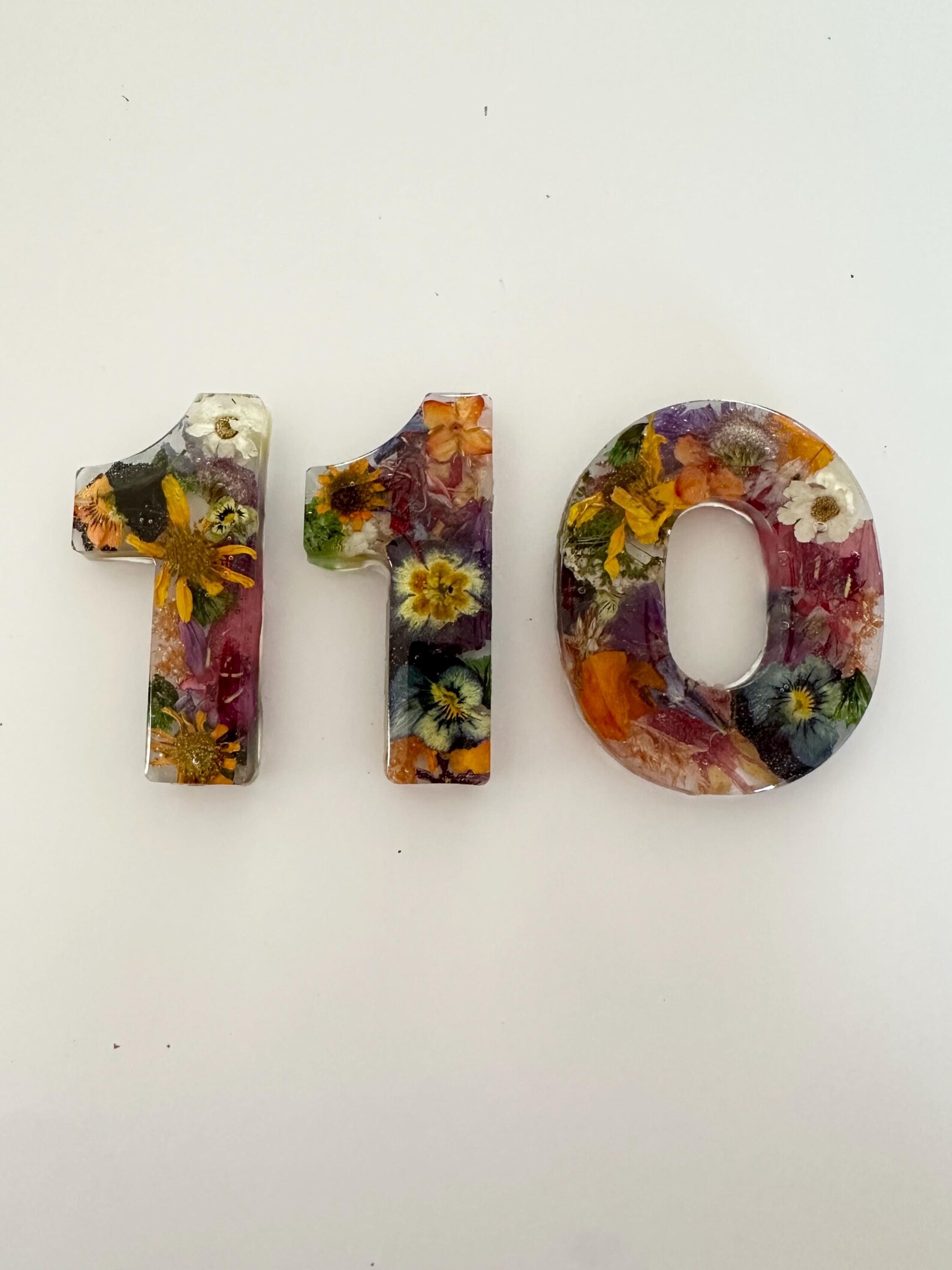 HOUSE NUMBER 5cm - FLOWERS From the Garden, Door Number, House Decor ...