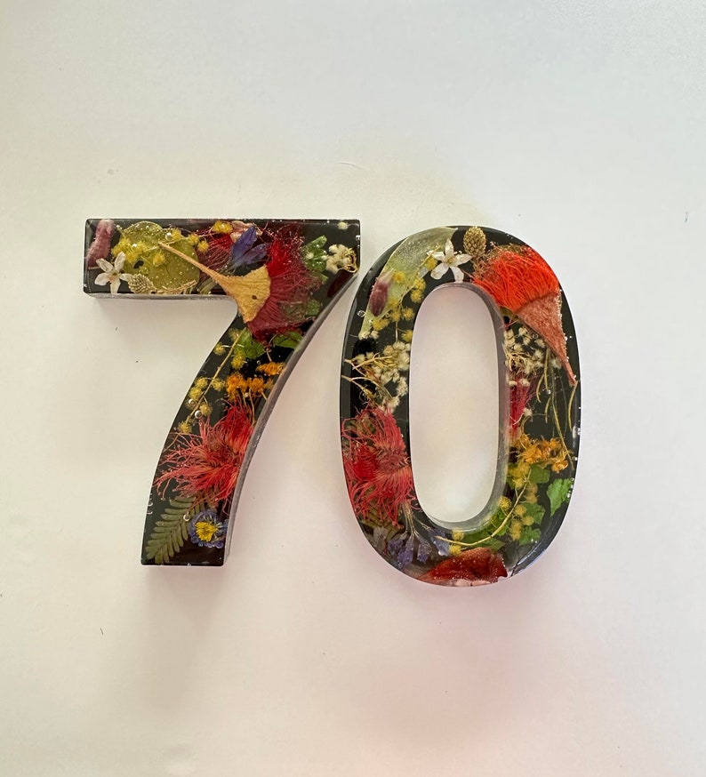 HOUSE NUMBER 9cm FLOWERS From the Australian Bush Home - Etsy