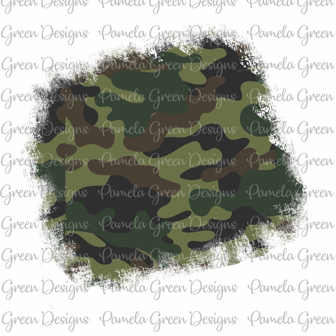 Camoflauge Background PNG Camo Frame png Splash Blank | Etsy