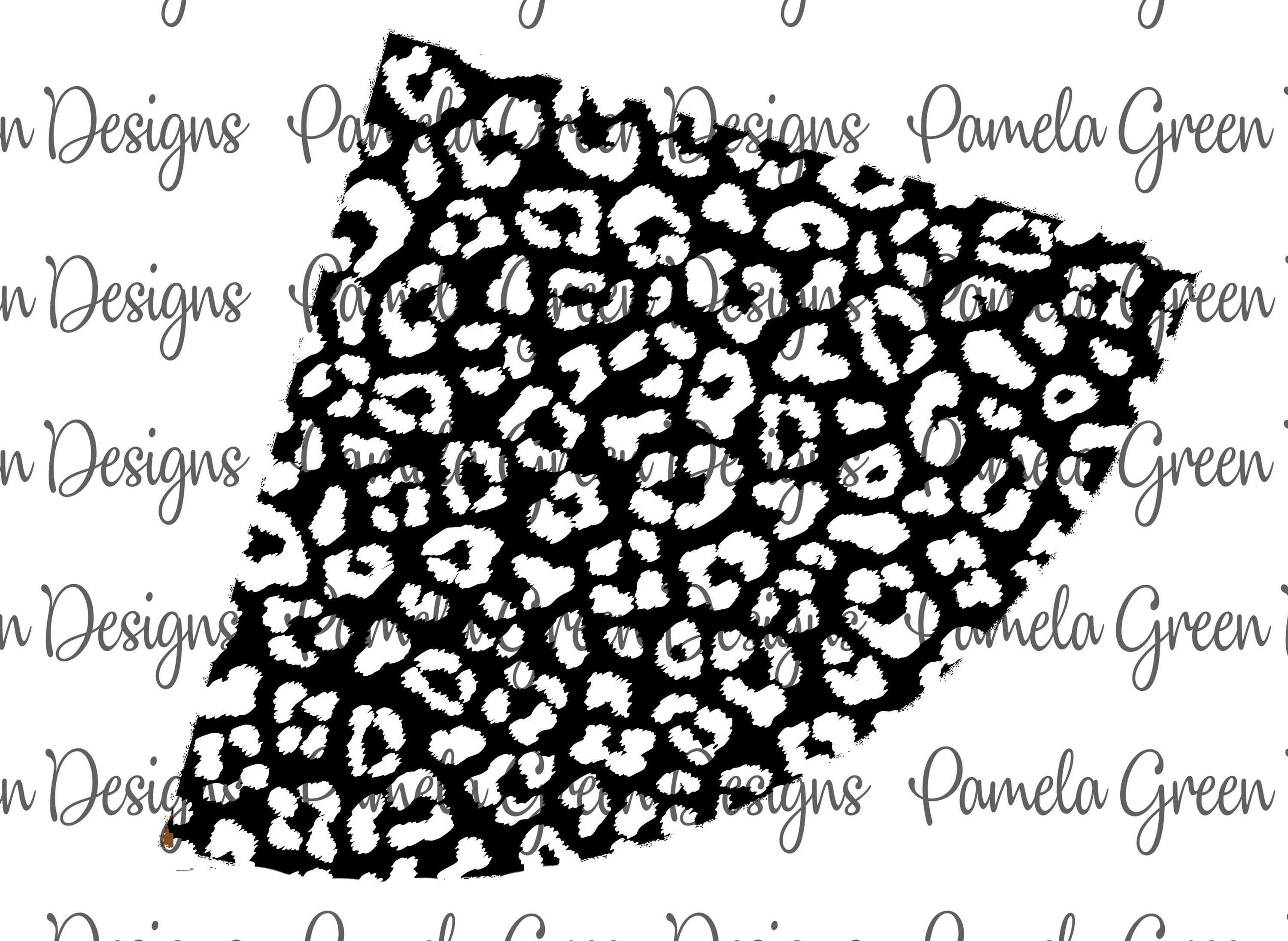 Leopard Print Sleeve Design for Sublimation PNG Design Digital | Etsy