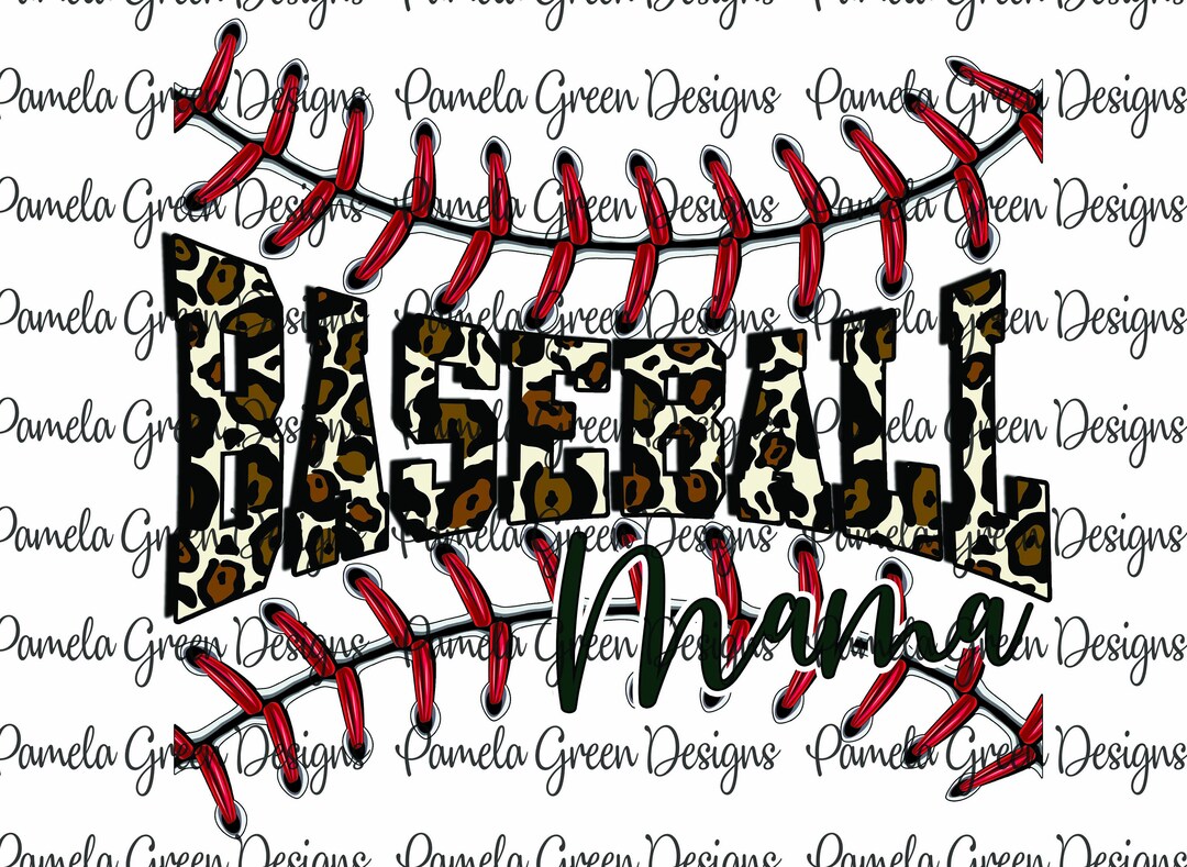 Leopard Baseball Mama PNG Sublimation Design Digital Download Graphic ...