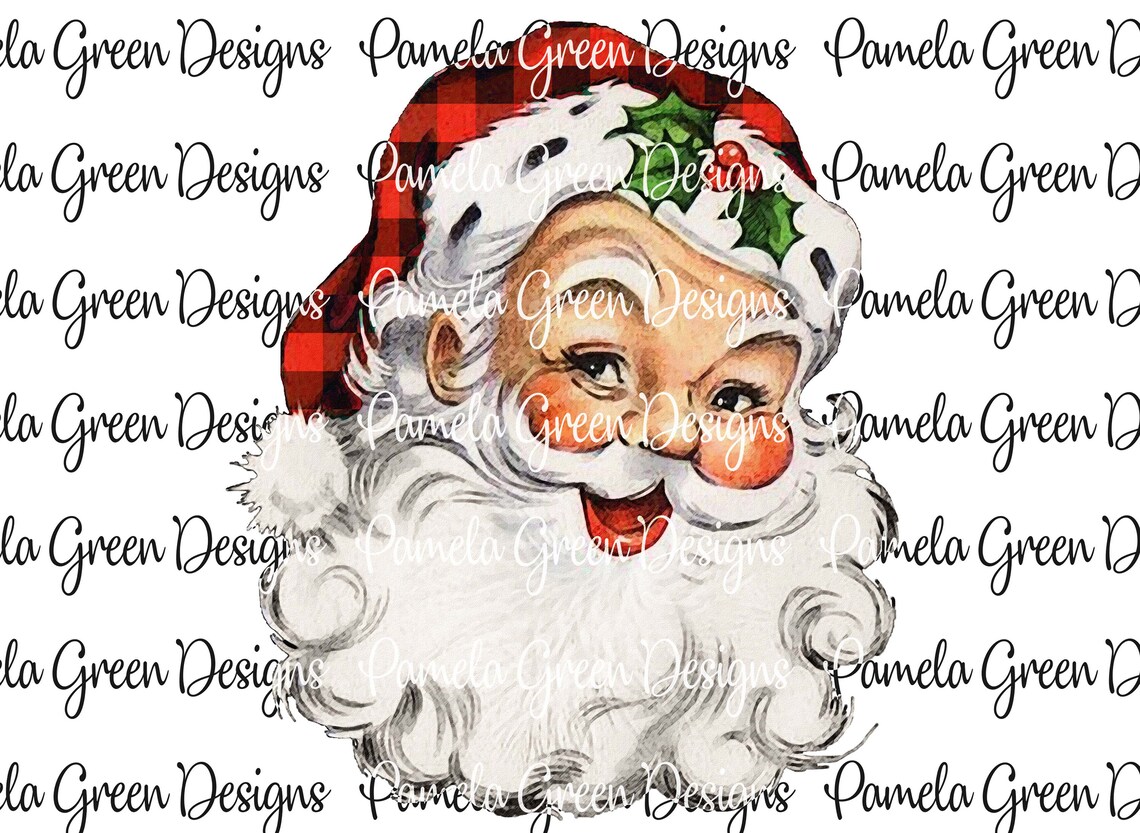 Santa Christmas Sublimation Design PNG Instant Download - Etsy