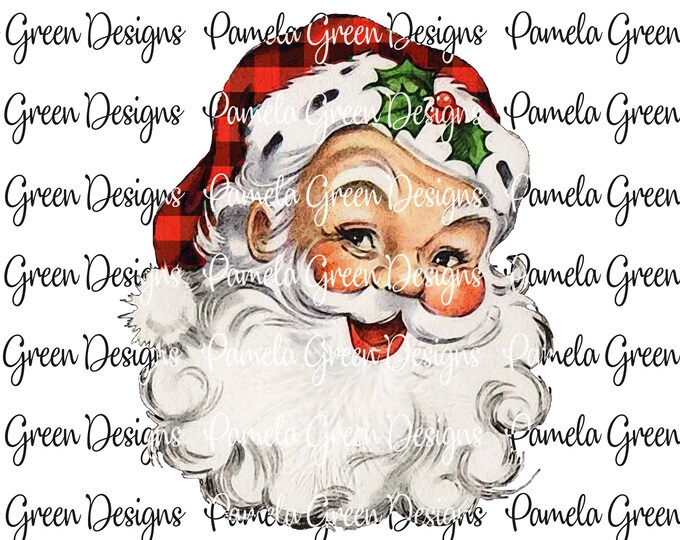Santa Christmas Sublimation Design PNG Instant Download Digital Design ...