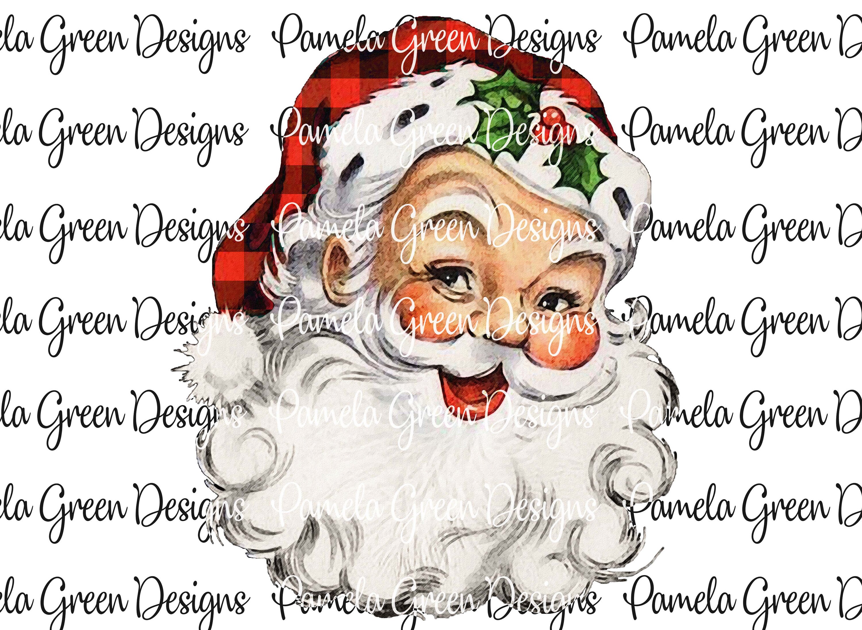 Santa Christmas Sublimation Design PNG Instant Download - Etsy
