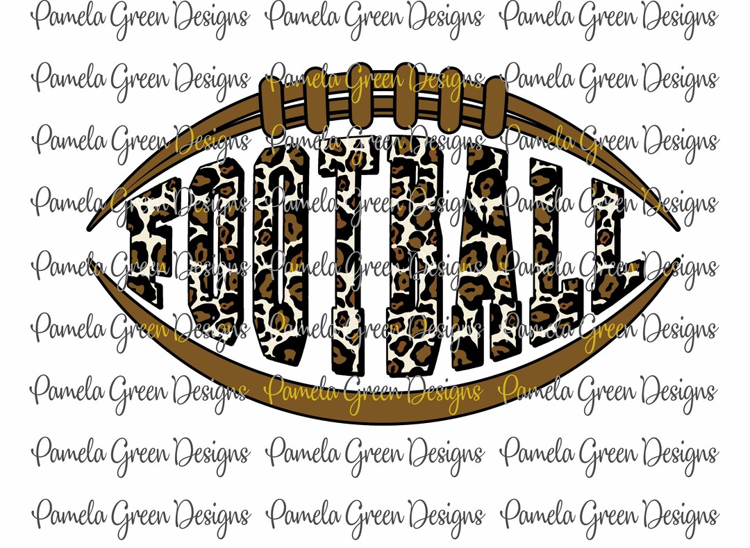 Football Leopard Sublimation Design Download Graphic PNG Clipart ...