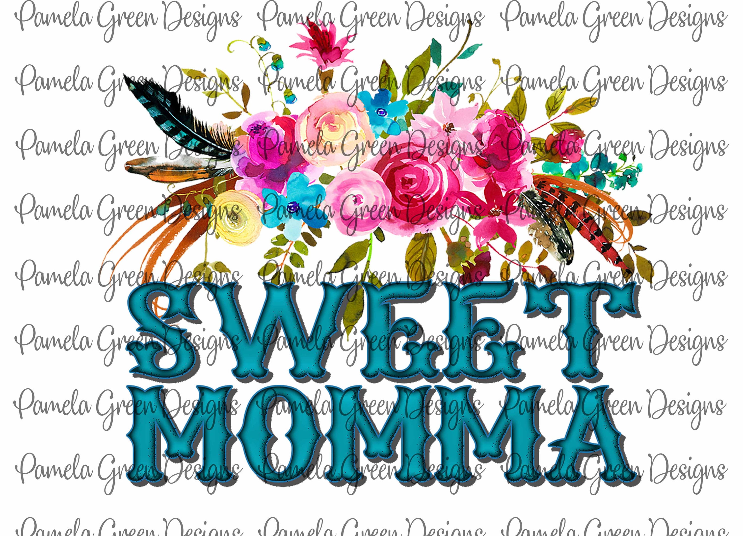 Sweet Momma Love Grandparents Boho Floral Valentines Day | Etsy