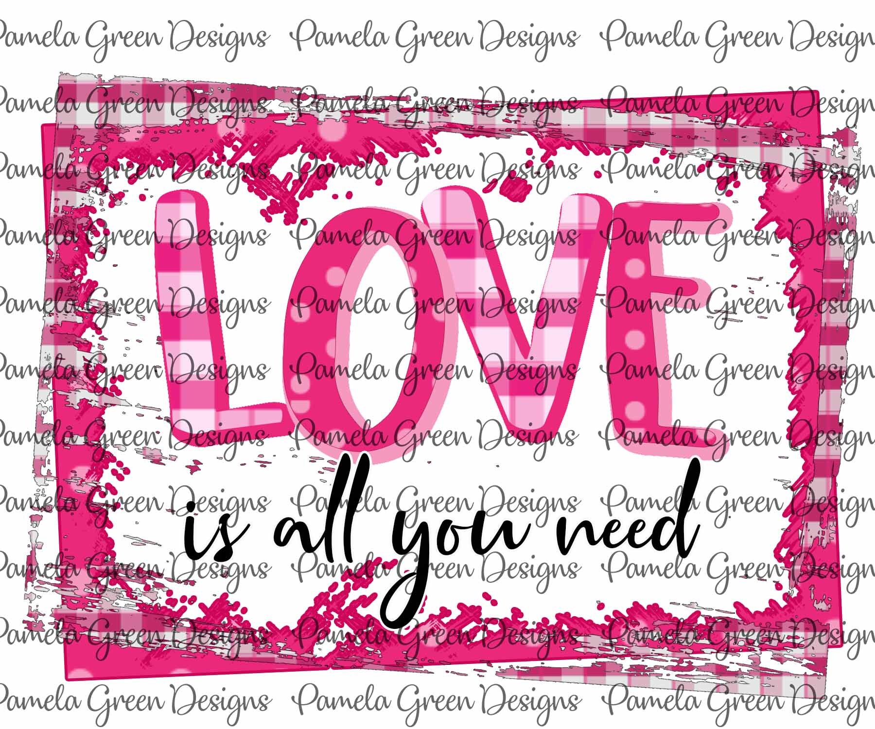 Valentine Love is all you need Frame Valentines Day | Etsy