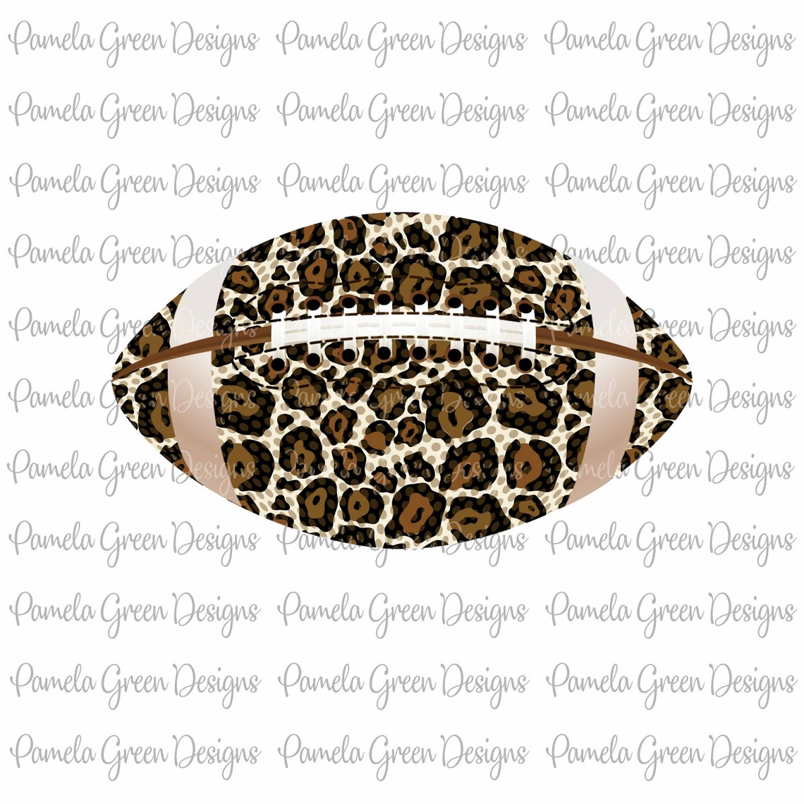 Football Leopard Sublimation Design Download Graphic PNG - Etsy