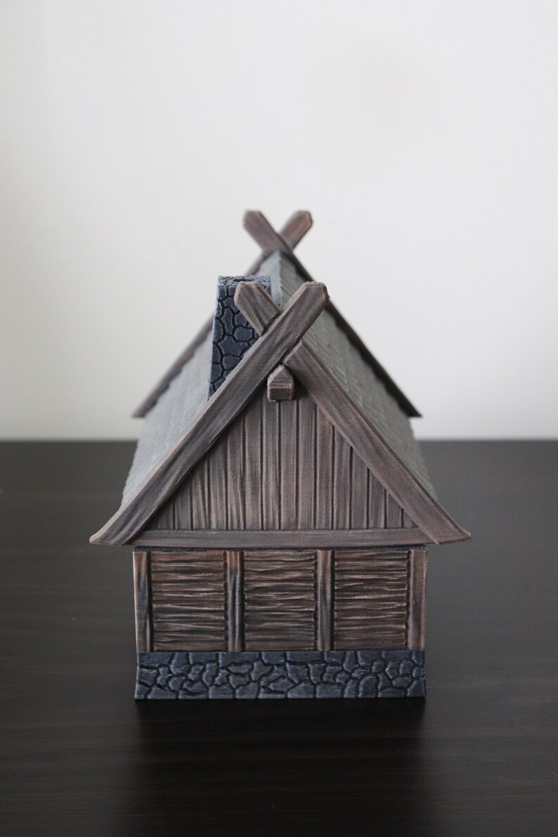 Medieval House Dnd, Fantasy - Fully Painted - Etsy