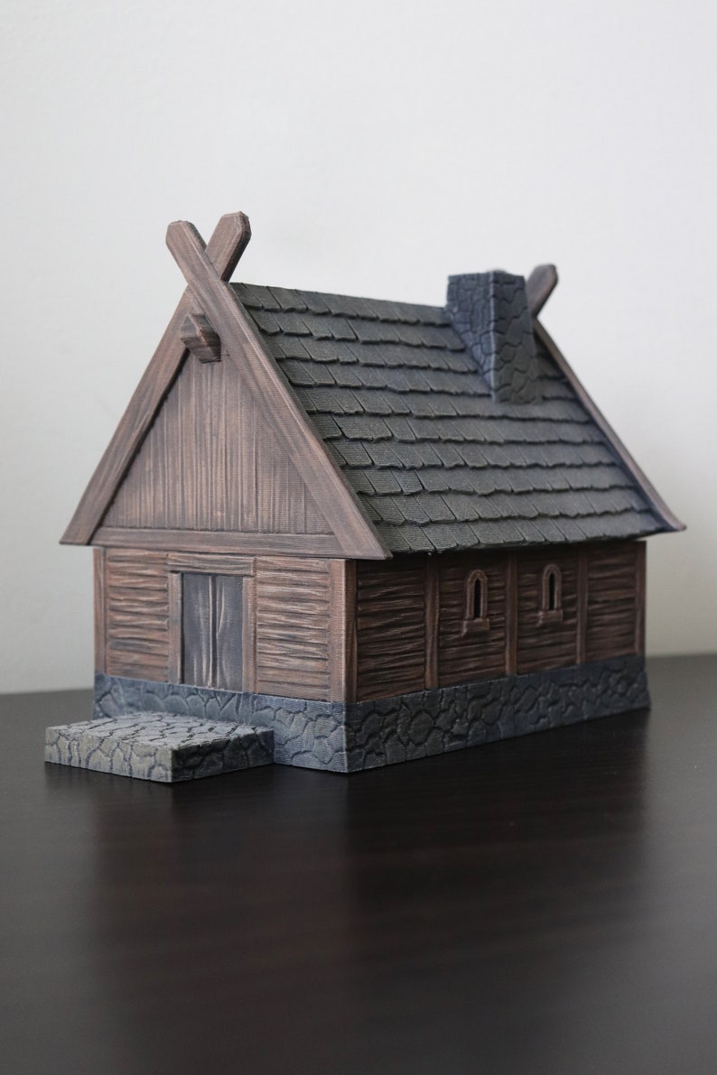 Medieval House Dnd, Fantasy - Fully Painted - Etsy