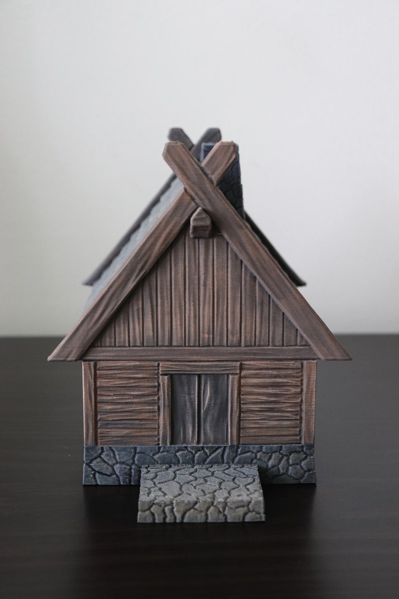 Medieval House Dnd, Fantasy - Fully Painted - Etsy