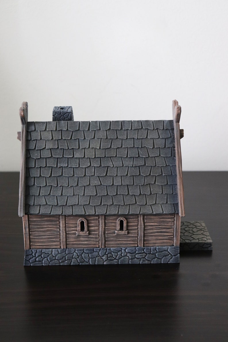Medieval House Dnd, Fantasy - Fully Painted - Etsy