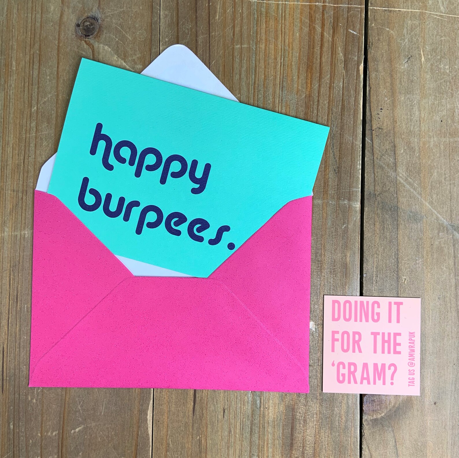 Happy Burpees Birthday Card - Greetings Card for Fit Friend Gym ...